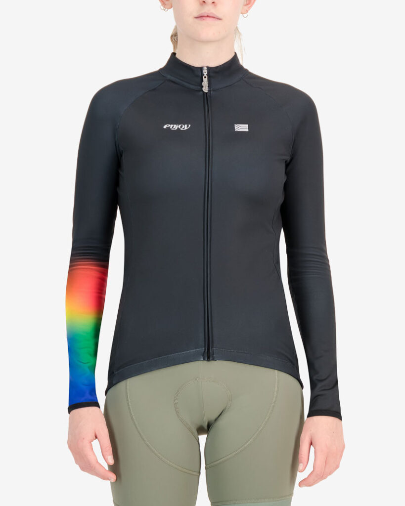 Womens Fleeced Long Sleeve Cycling Jersey | Cocoon | State Capture ...