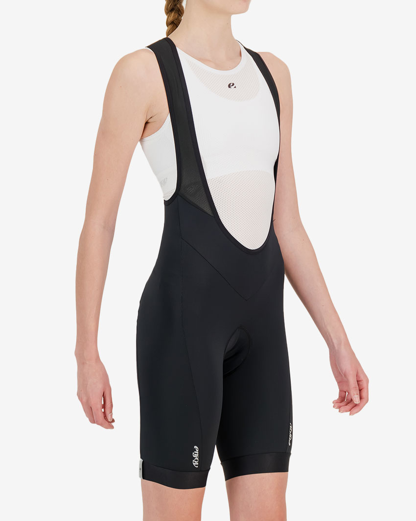 Womens Bib Short | Octane 2.0 | Black | Enjoy.cc