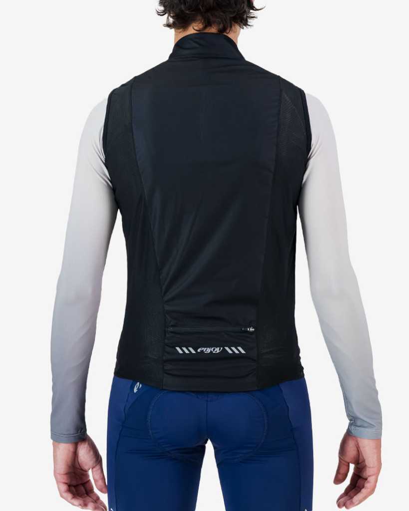Mens Waterproof Gilet | Scruncher | Black | Enjoy.cc